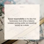 Definition of CSR, Social Responsibility & Corporate Citizenship