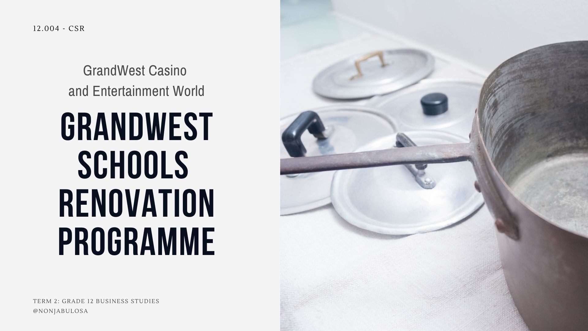 Real World Examples of CSI and CSR: Google and GrandWest