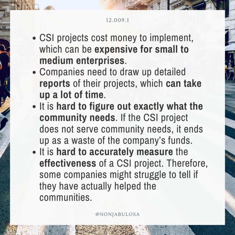 10 Disadvantages of CSI to the Business - Negative Impact